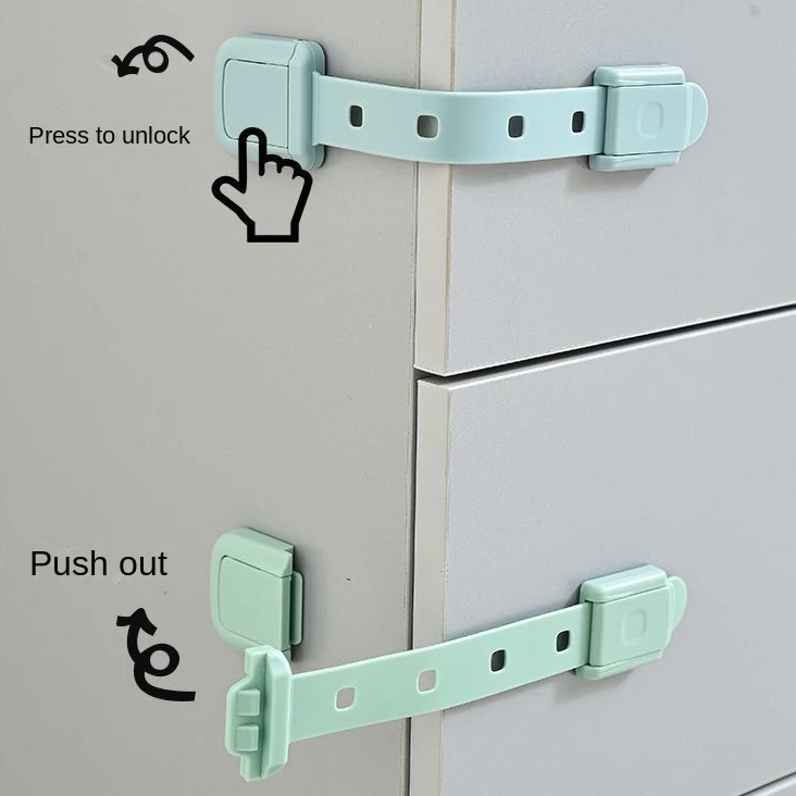 Children-s-Cabinet-Locks-Drawer-Straps-Safety-Door-Protection-Baby-Anti ...