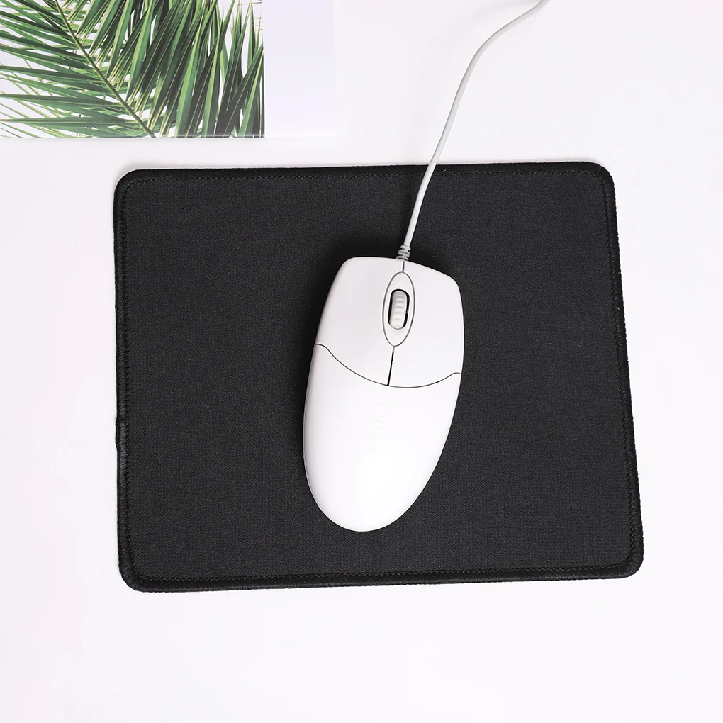 Non-slip-Rubber-Base-Mouse-Mat-Stitched-Edge-Mousepad-Office-Gaming ...