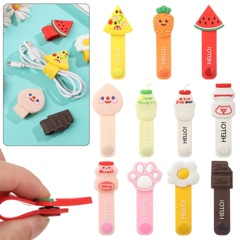 Useful-Silicone-Multifunction-Headphones-Storage-Holder-Cord-Clip-Cable ...