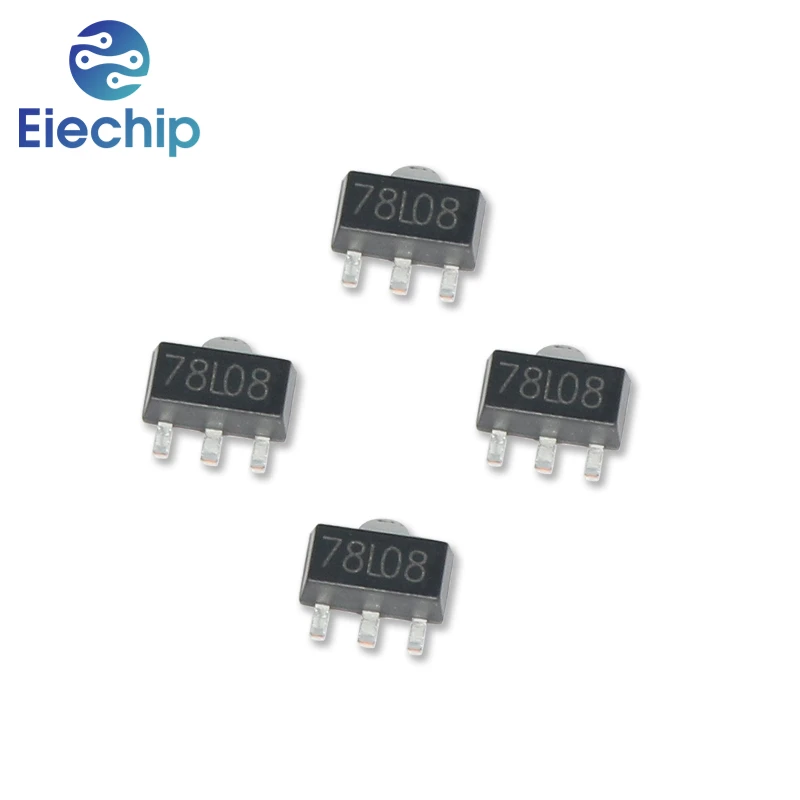 10/50PCS SOT89 Regulador de Tensão Transistor SMD 5V 8V 9 V 12V 15V ...