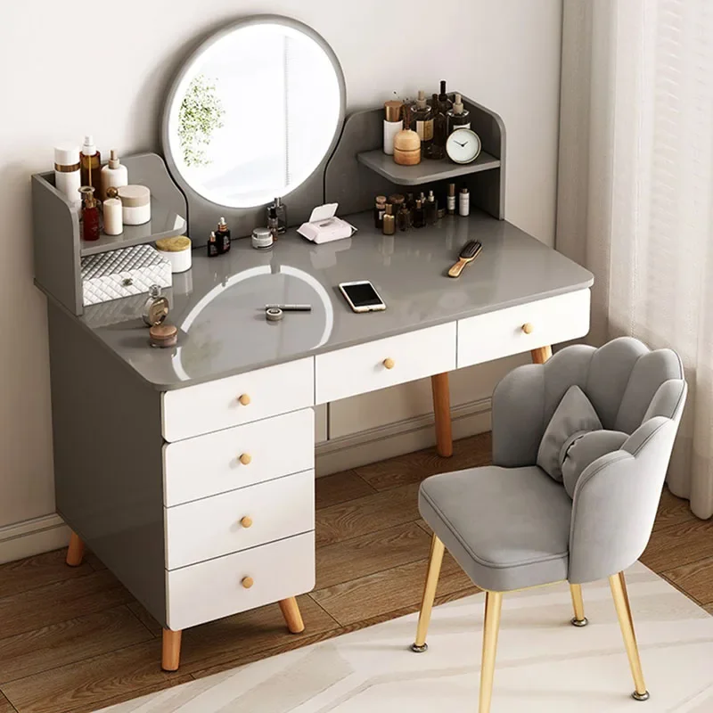 Modern Mirrors Chair Dressing Table Box Organizer Dressers Dressing ...