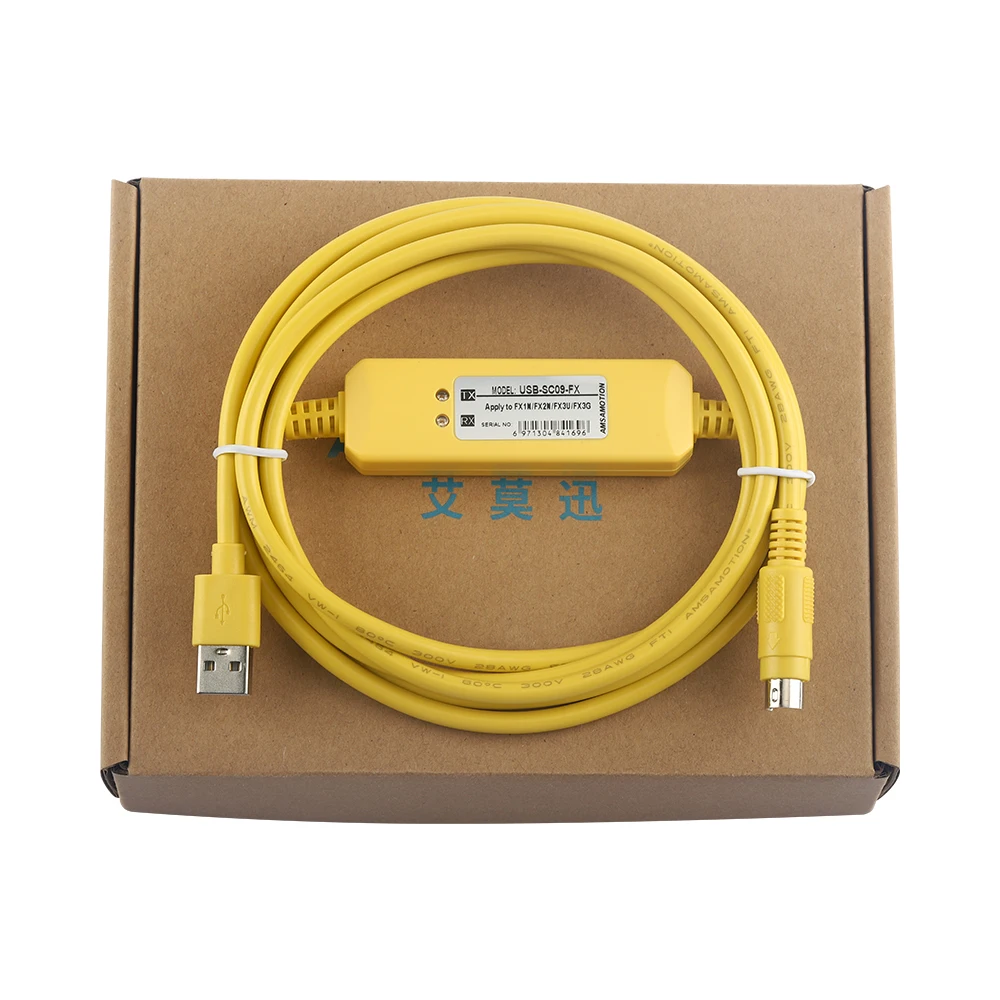 USB-SC09-FX-Programming-Cable-For-Mitsubishi-MELSEC-FX-Series-PLC-USB ...