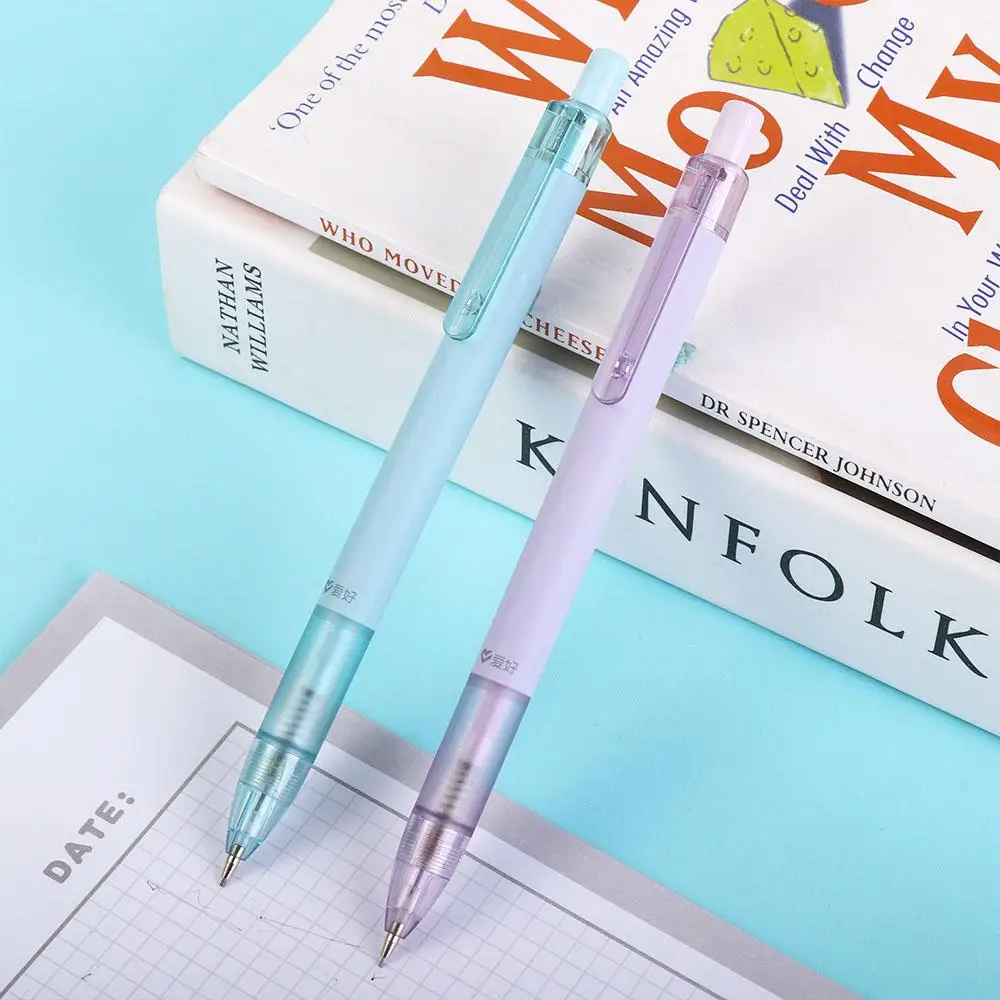 Simple-Writing-Press-Pen-Cute-Stationery-Student-Movable-Pencil ...