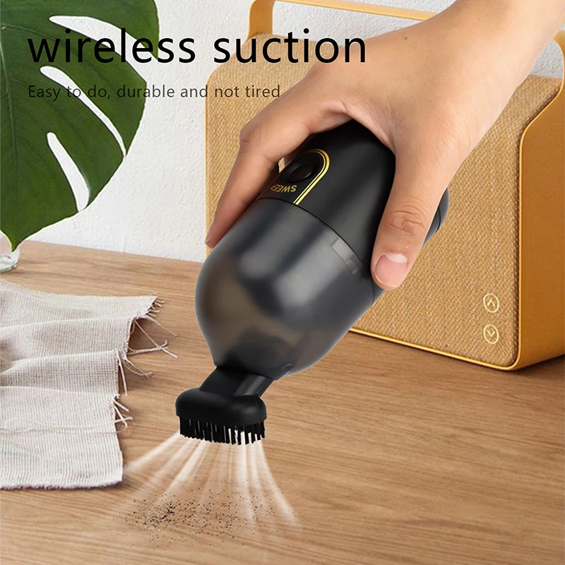 Desktop Vacuum Cleaner Wireless Mini Portable Cleaning Machine Handheld ...