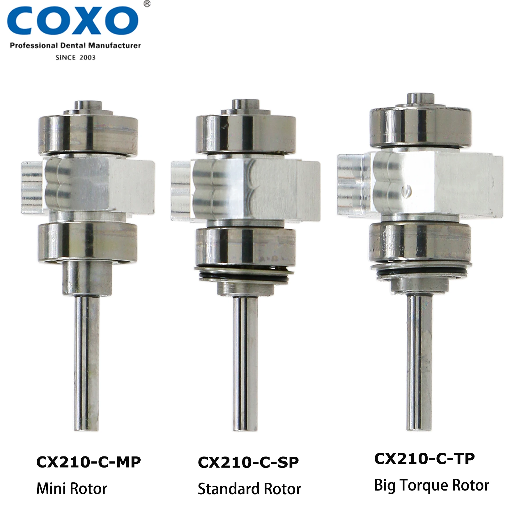 COXO Dental Turbine Cartridge Air Rotor For Original YUSENDENT CX207 ...