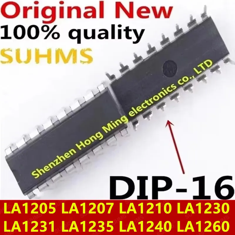 100% LA1205 LA1207 LA1210 LA1230 LA1231 LA1235 LA1240 LA1260 DIP-16, 5 ...