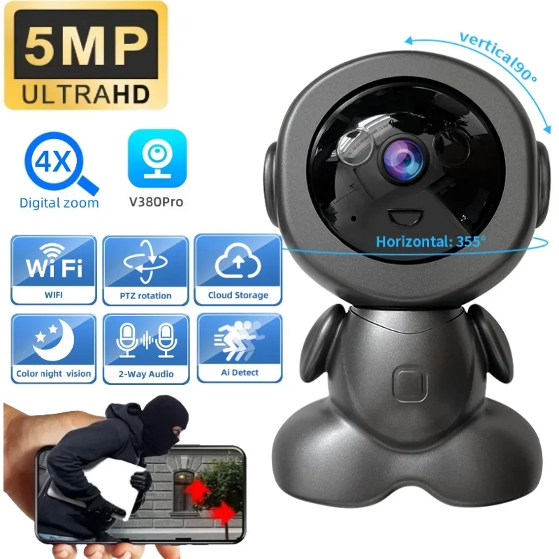 5MP-Wifi-Surveillance-Camera-Smart-Baby-Vedio-Cameras-Two-Way-Audio-HD ...