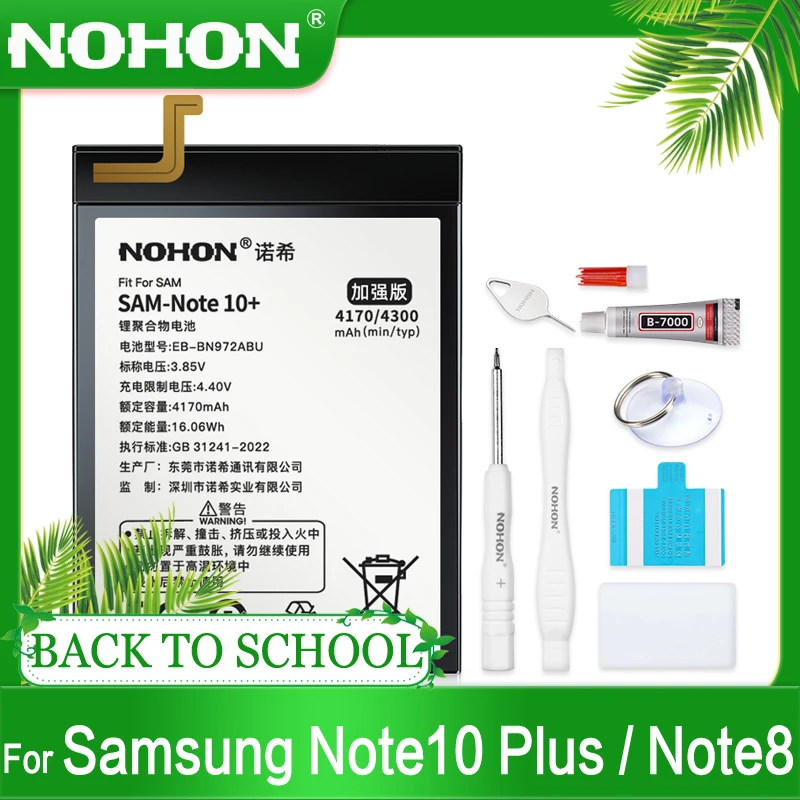NOHON-Battery-For-Samsung-Galaxy-Note-10-Plus-8-Note10-Plus-N975F-N9750 ...