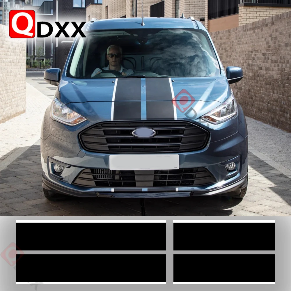 4pcs/lot Car Hood Rear Door Stickers For Ford Transit Connect Tuning ...