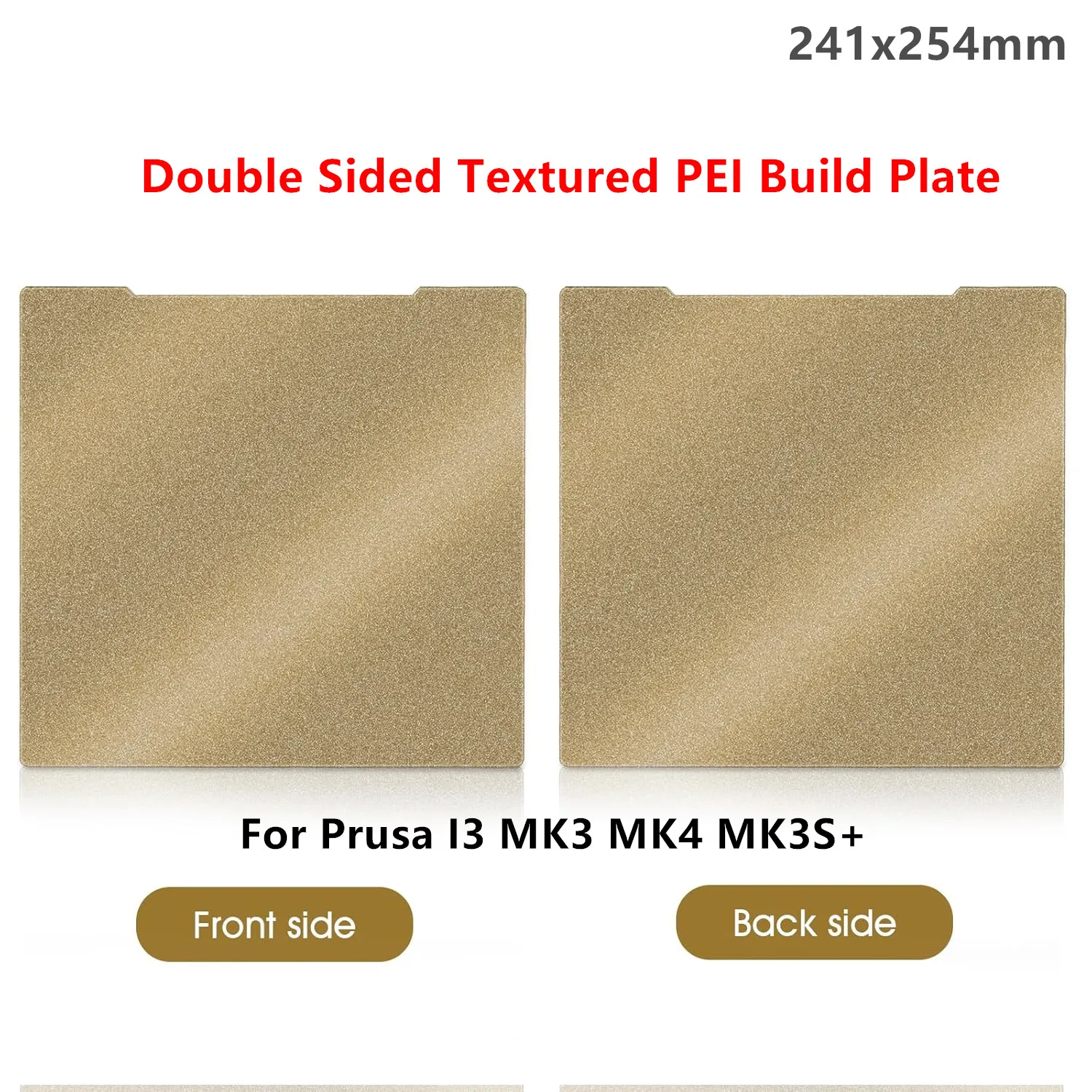 Prusa I3 MK4 MK3 MK3S+ Core One PEI Build Plate Double Sided Textured ...