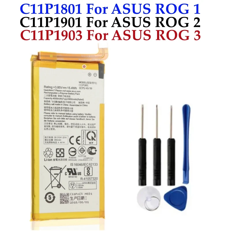 Original Replacement Battery For ASUS ROG 3 2 1 ZS661KL ZS660KL ZS600KL ...