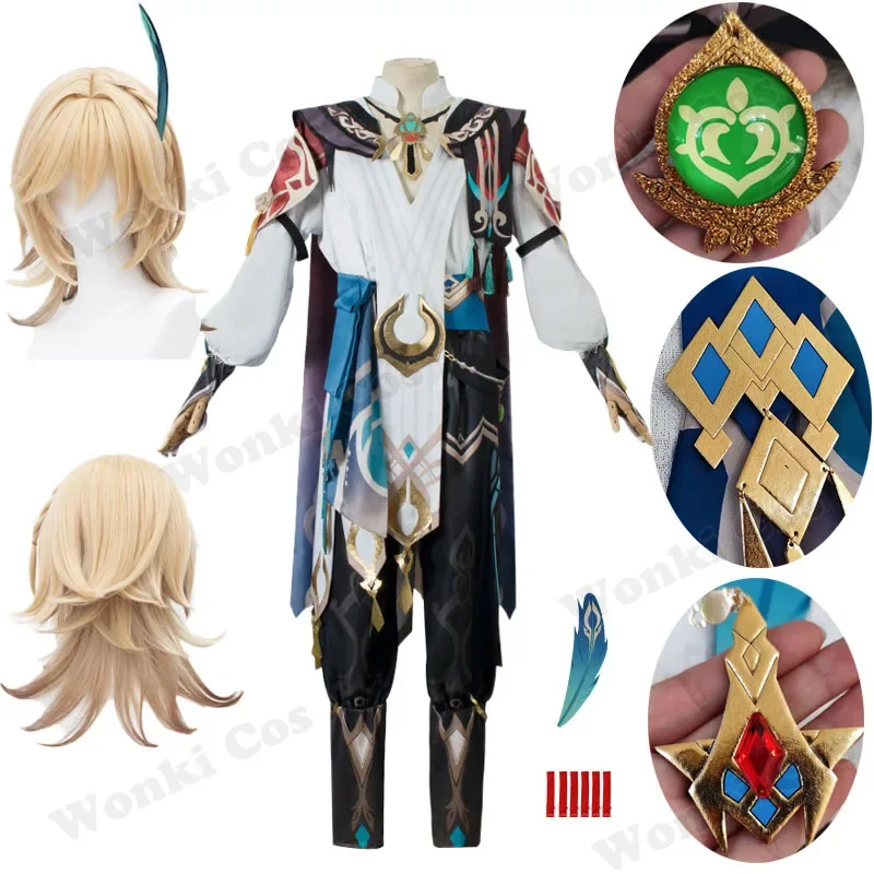 Kaveh-Cosplay-Costume-Wig-Hair-Game-Impact-Sumeru-Kaveh-Cosplay-Suit ...