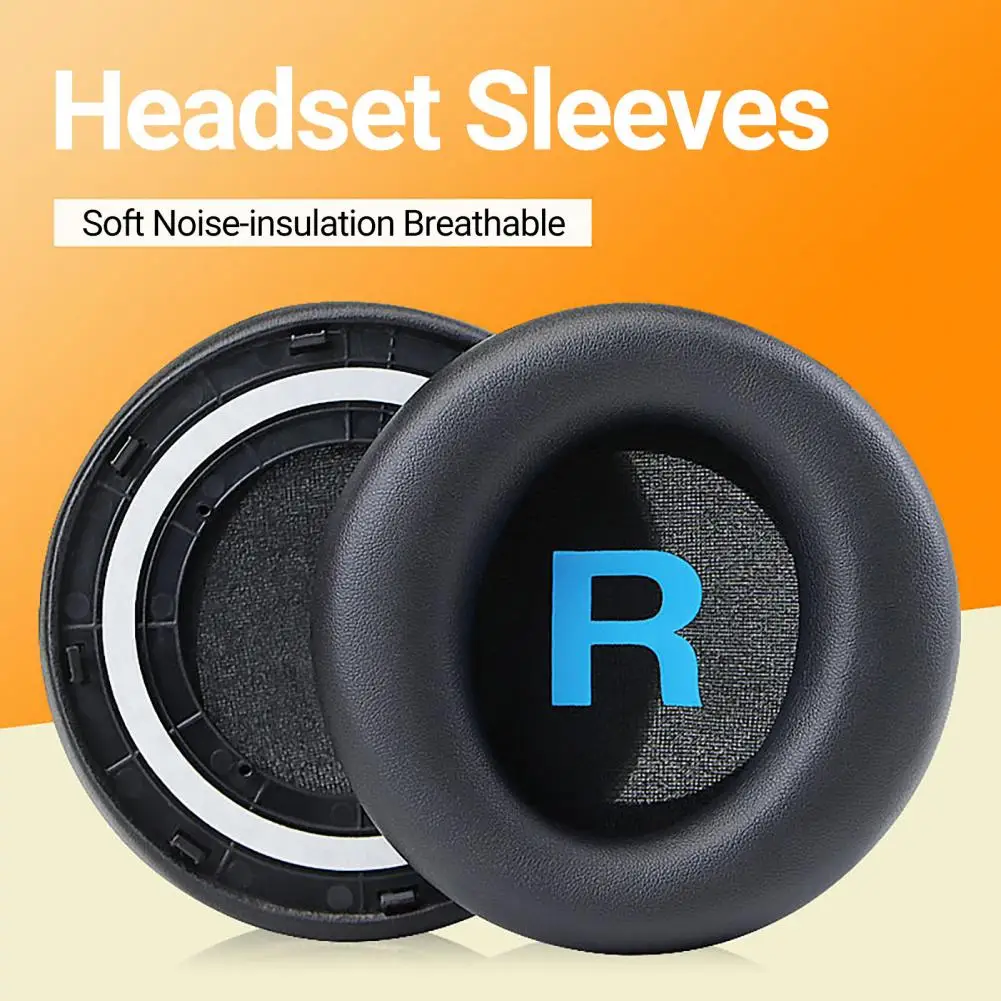 for Lenovo Headset Sleeves Leather Headset Earmuff Noise-insulation ...