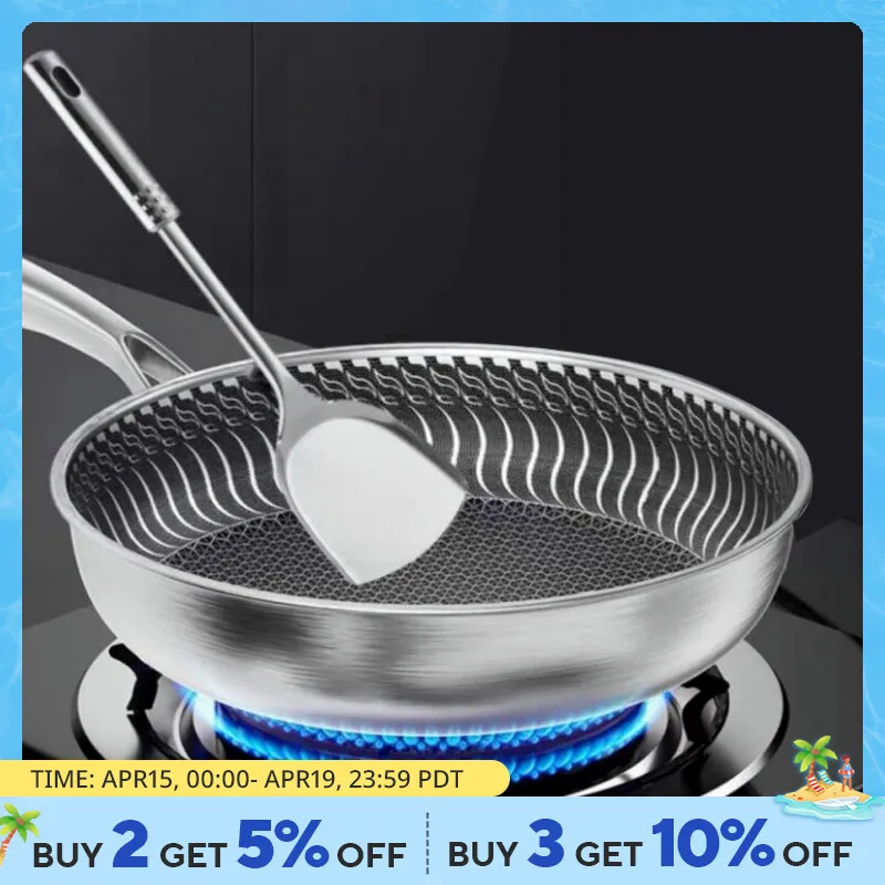 Whole-Body-Tri-Ply-Stainless-Steel-Frying-Pan-316-Stainless-Steel-Wok ...
