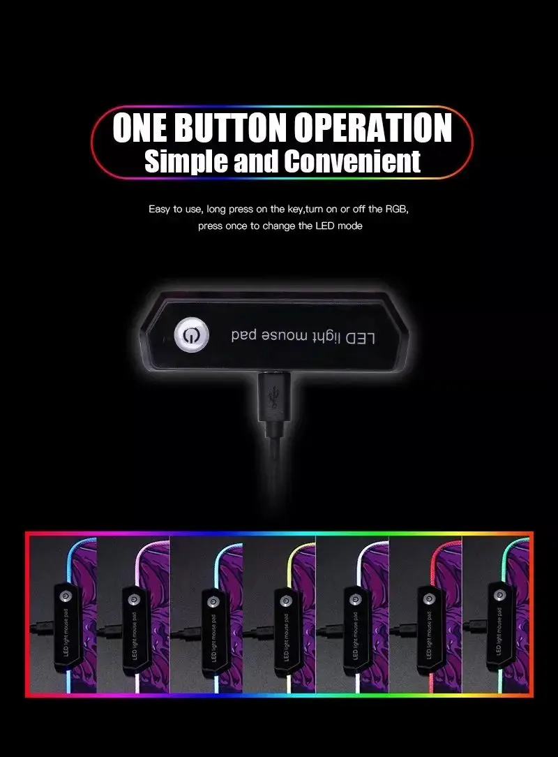 Genshin Impact Yelan Mousepad XXL RGB Gaming Mouse Pads HD Black Gamer ...