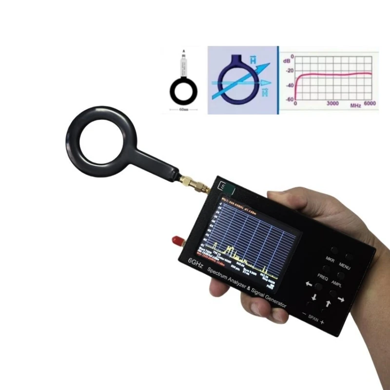 New-SA6-6GHz-Portable-Spectrum-Analyzer-Signal-Genertor-6GHz-Near-field ...