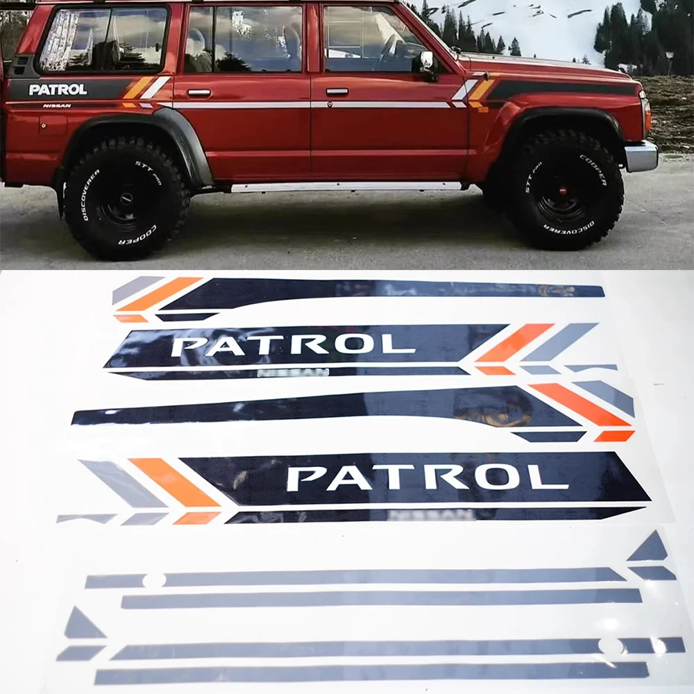 Car-Body-Sticker-For-Nissan-Patrol-Y60-Exterior-Decorative-Patches-PVC ...