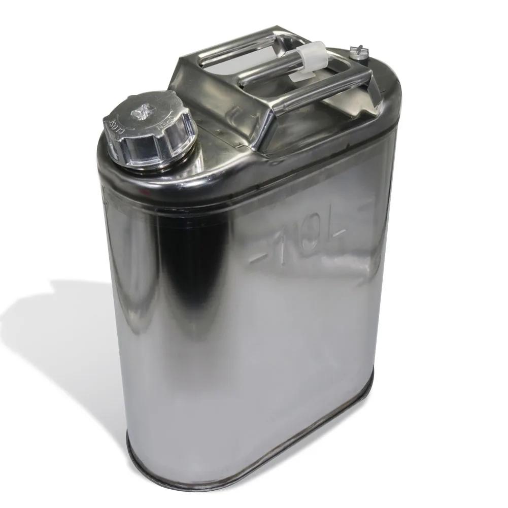 Stainless10L-Steel-Gasoline-Barrel-Fuel-Tank-Jerry-Can-Gasoline-Car ...
