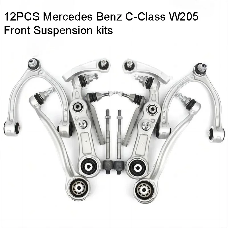 12PCS-Control-Arm-with-Ball-Joint-and-Bushing-Stabilizer-Link-Tie-Rod ...