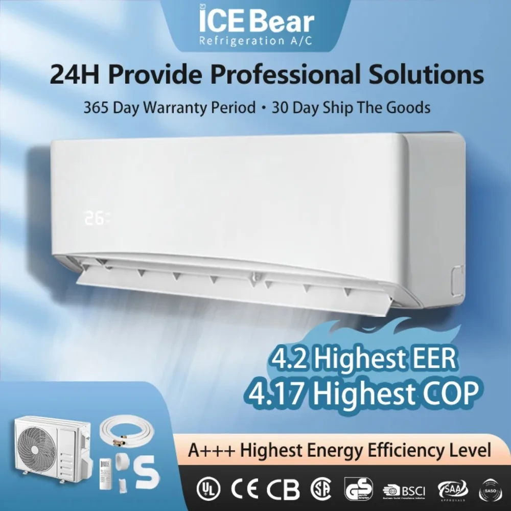 Aire Split Air Conditioners Mini AC Unit Inverter 220V-50HZ R410A ...