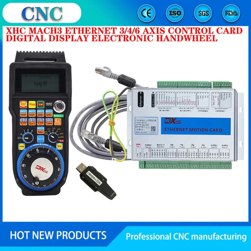 Mach3 controller kit XHC 2MHz Ethernet cnc kit 3 4 6-axis motion ...