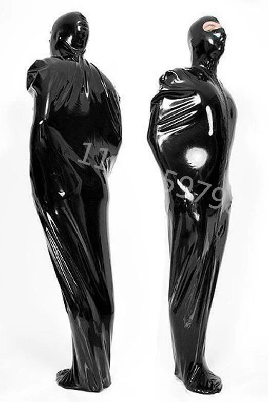 Latex Gummi Rubber Party Uniform Catsuit Zentai Maske Handschuhe ...