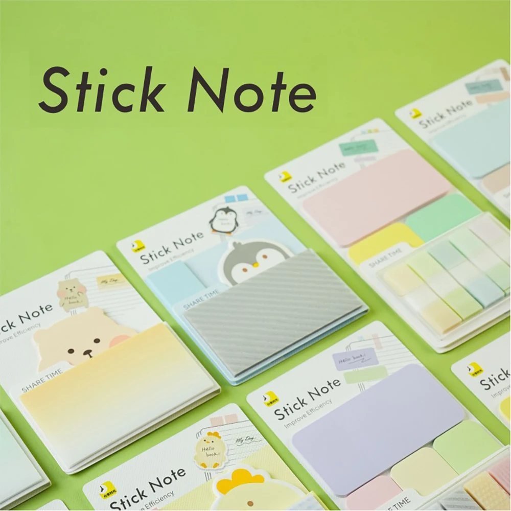 60 sheets cute cartoon combination sticky notes on Instagram, small ...
