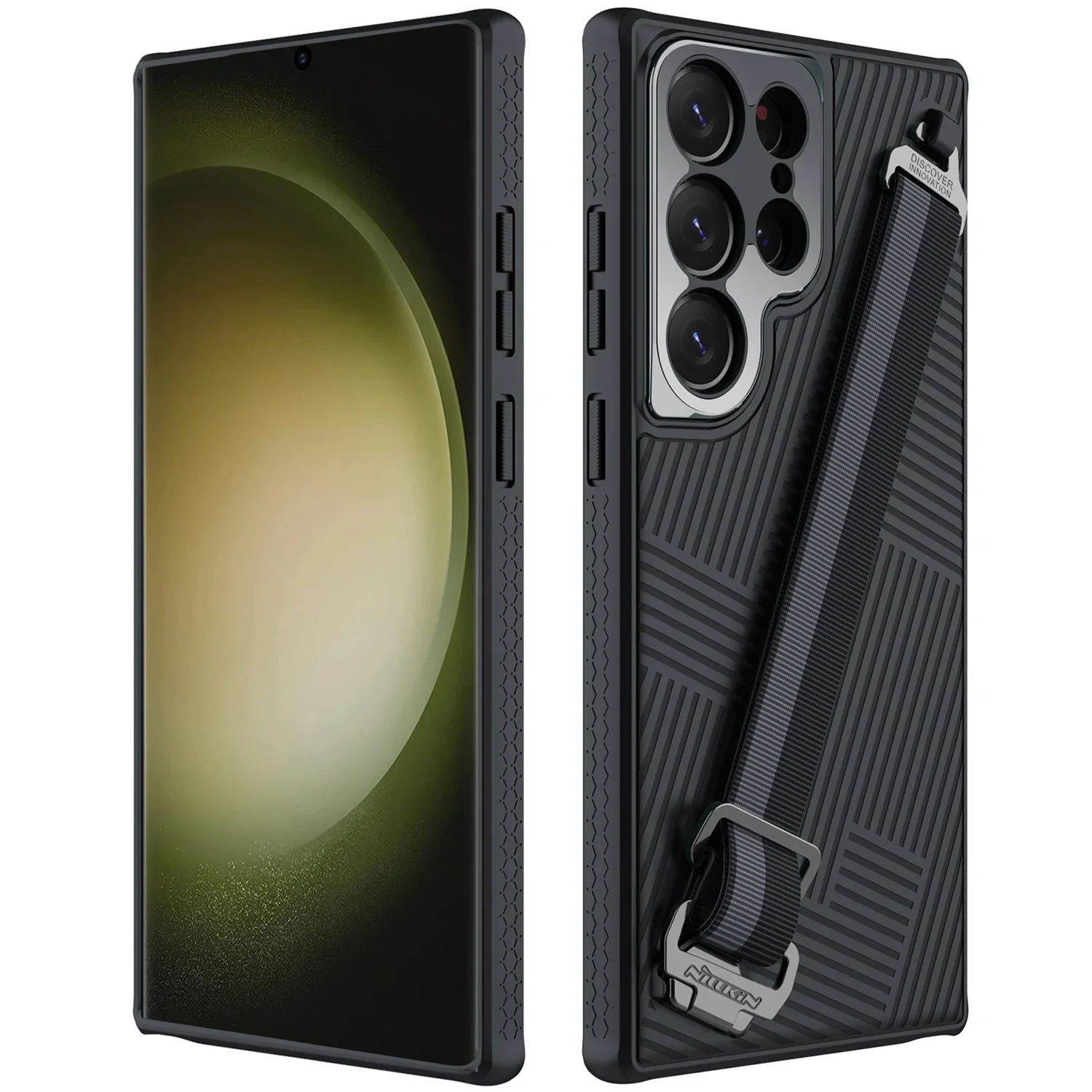 Nillkin-For-Samsung-Galaxy-S23-Ultra-Case-2023-Wrist-Strap-Case-Comfortable-Anti-falling-With ...