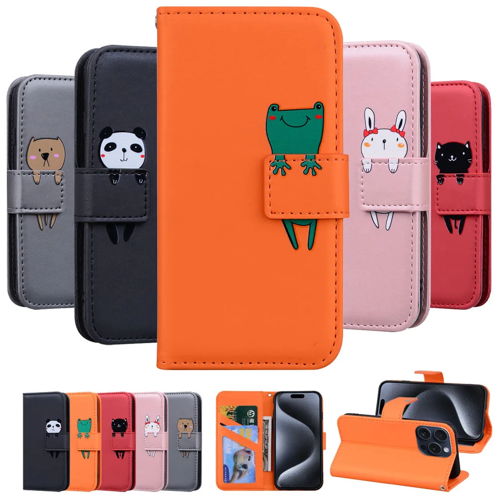 Lovely-Animal-Flip-Leather-Phone-Case-For-Xiaomi-Redmi-Note-12-12C-13 ...