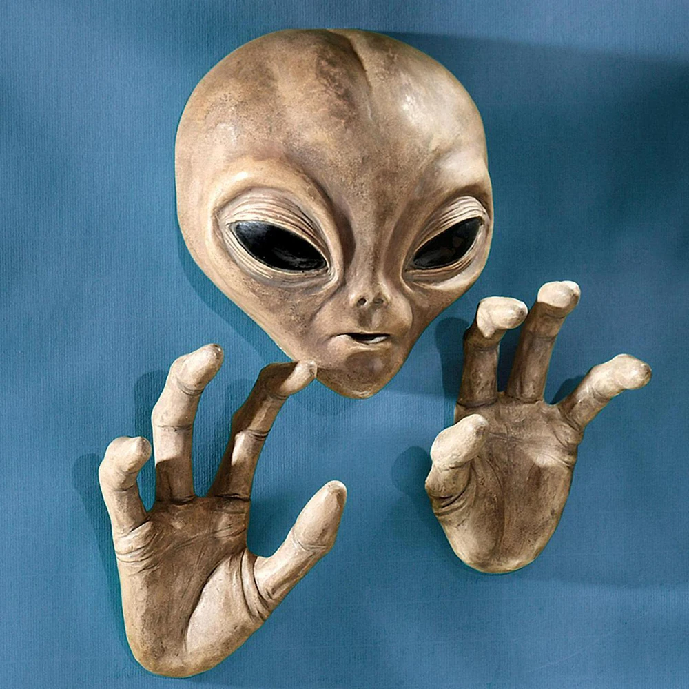 UFO Alien Wall Decor Props Cosplay Extraterrestrial Monster Latex Foam ...
