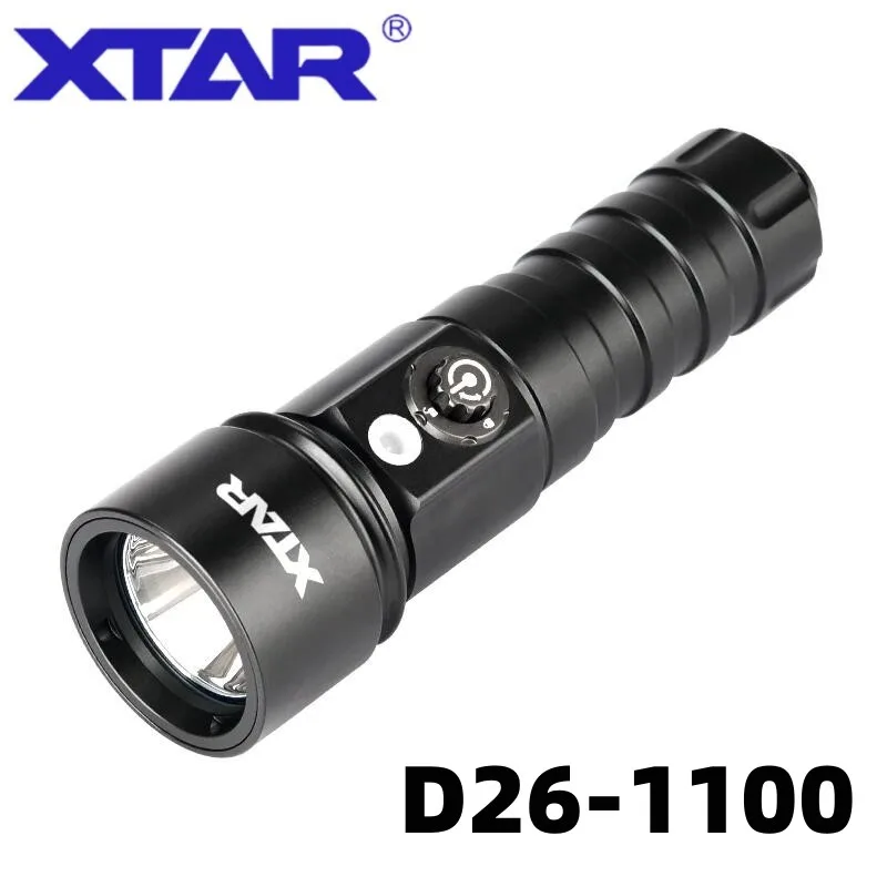 XTAR-D26-1100-Lumens-Diving-Flashlight-XM-L2-U3-LED-Depth-100m ...