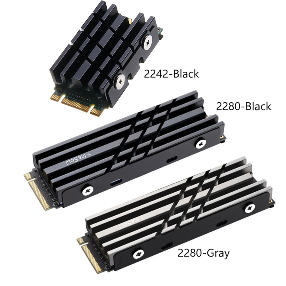 Cooler-II-2280-2242-SSD-Heatsink-M-2-NVME-Radiator-Magnesium-Aluminum ...