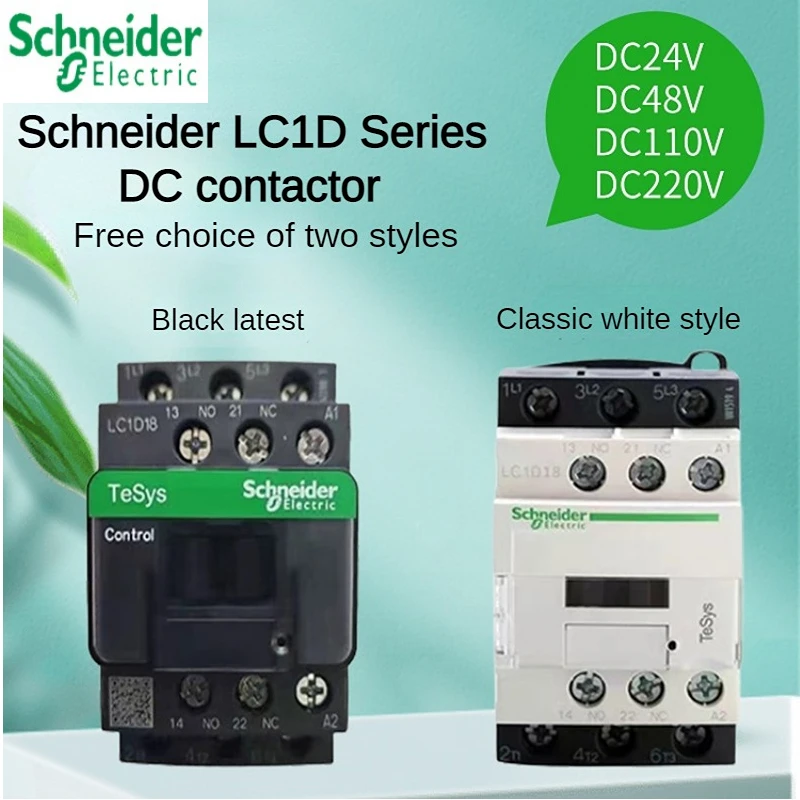 Schneider contactor trifásico de 220v CC, 3 polos, 3P50/60Hz, LC1D25, LC1D32, LC1D38, voltaje de ...