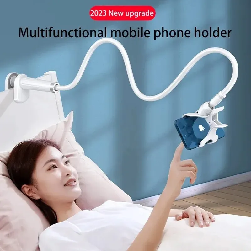 360-Clip-Mobile-Phone-Holder-Stand-Portable-Flexible-Lazy-Bed-Desktop ...