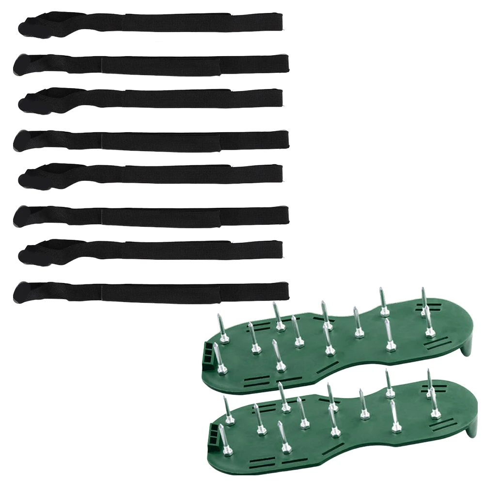 8-Pcs-Lawn-Spike-Shoes-Laces-Nylon-Garden-Aerator-Shoes-Strap-Grass ...