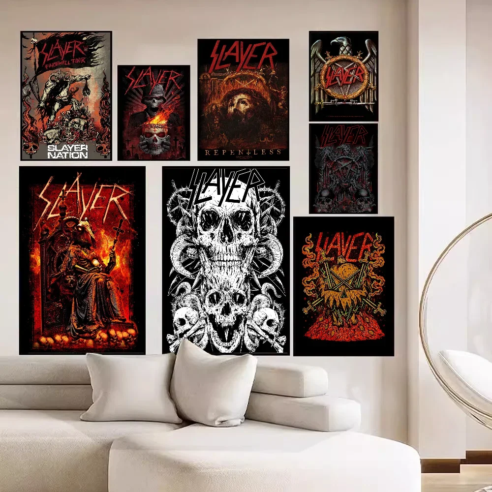 Famous Heavy Metal Rock Band S-Slayer Album DIY Sticky Poster ...
