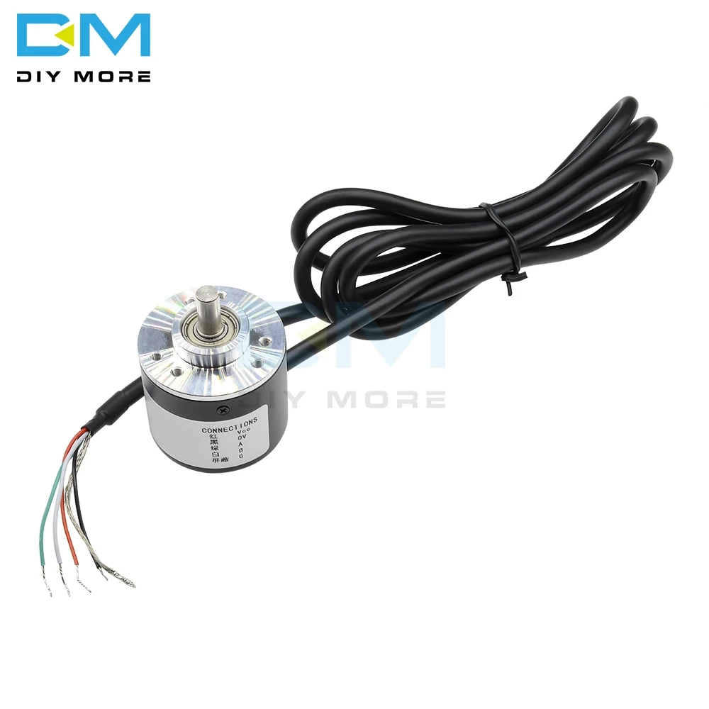 360-600-P-R-Encoder-DC-5V-24V-Encoder-360p-600p-Incremental-Rotary-AB-2 ...
