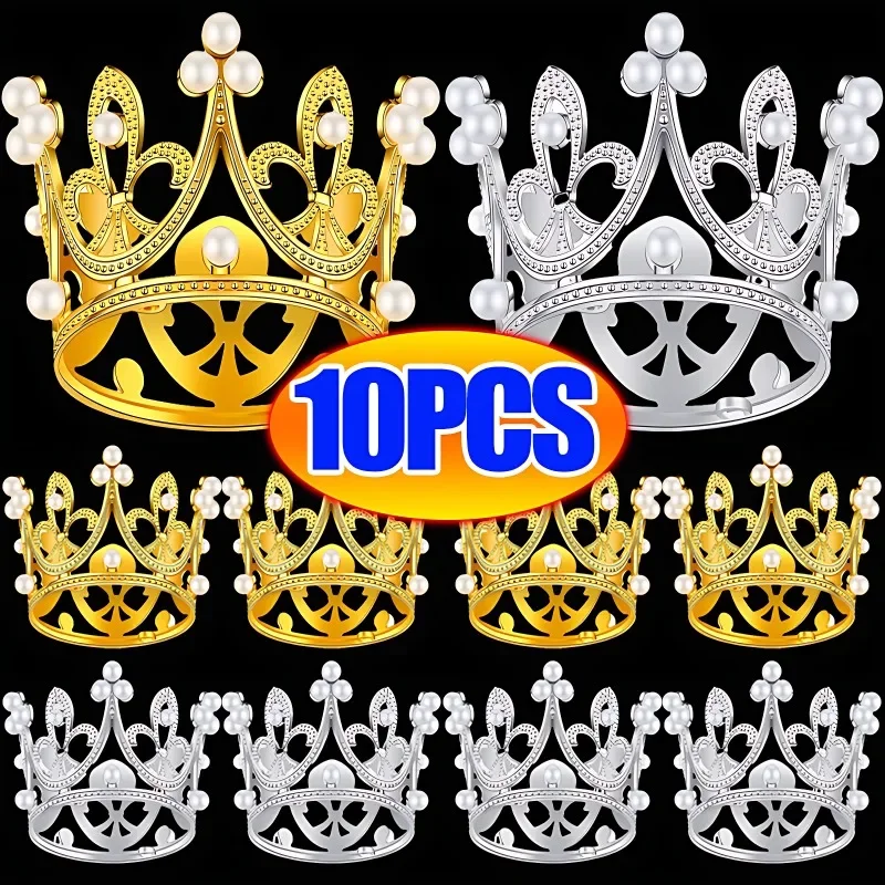 Corona-de-Tiara-de-perlas-peque-as-para-beb-adorno-de-pastel-de-Mini ...