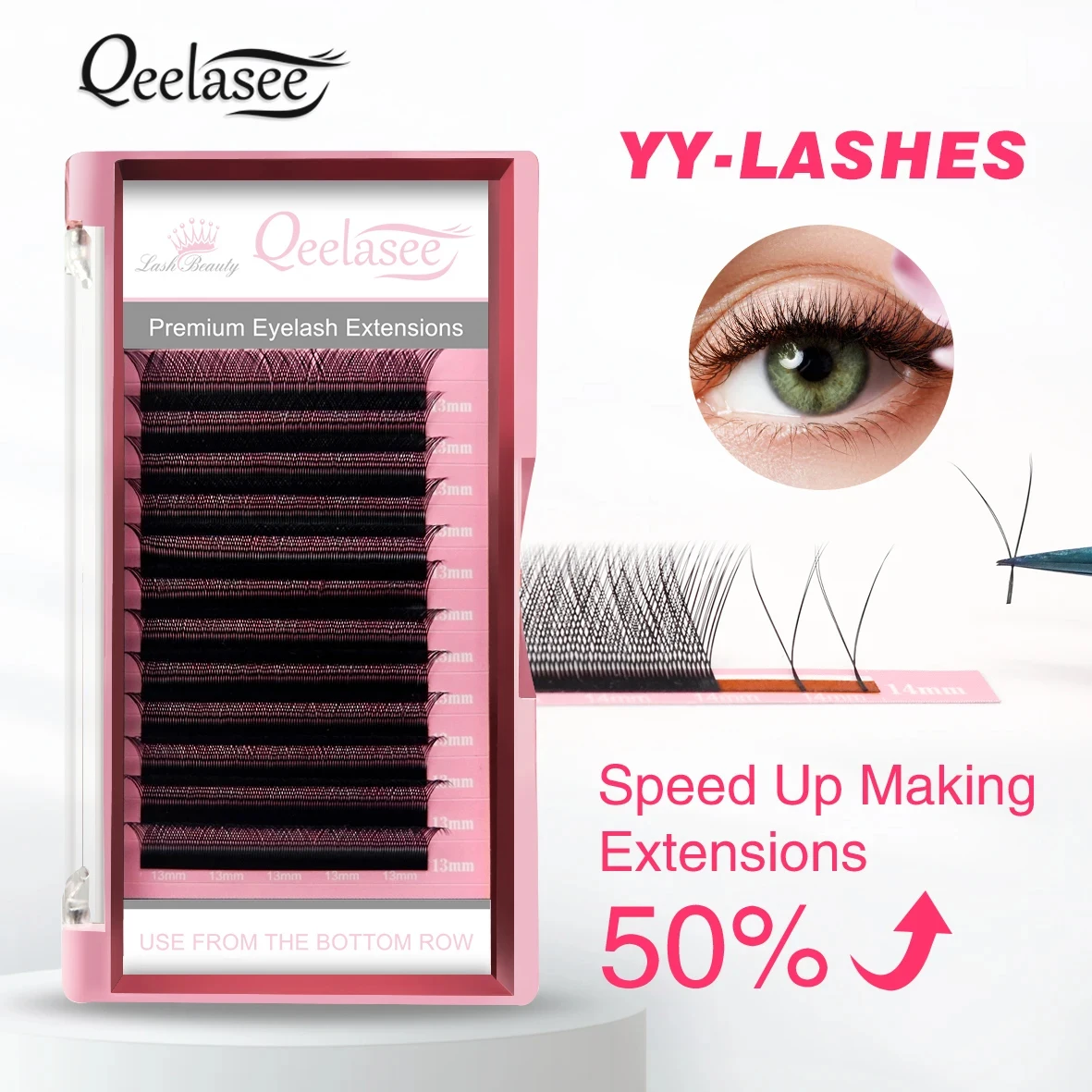Qeelasee-Y-Shape-Lash-Extension-Wholesale-Mink-Volume-YY-Individual ...