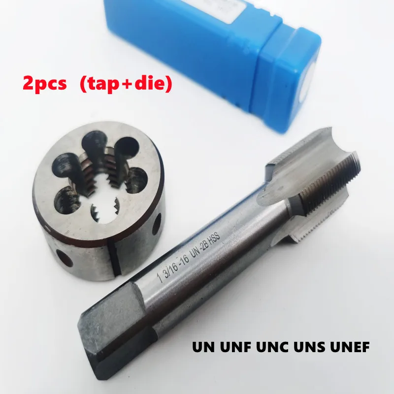 2pcs-HSS-Right-Hand-American-Tapping-Die-Set-UN-UNC-UNF-UNS-UNEF ...