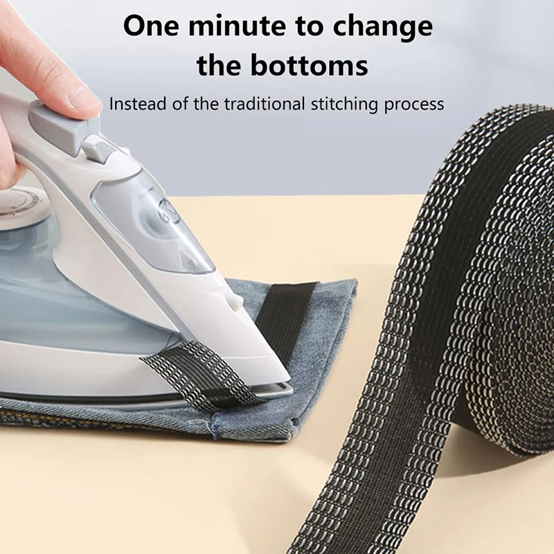 5M-Self-Adhesive-Iron-On-Hem-Tape-Iron-on-Pants-Trouser-Edge-Shorten ...