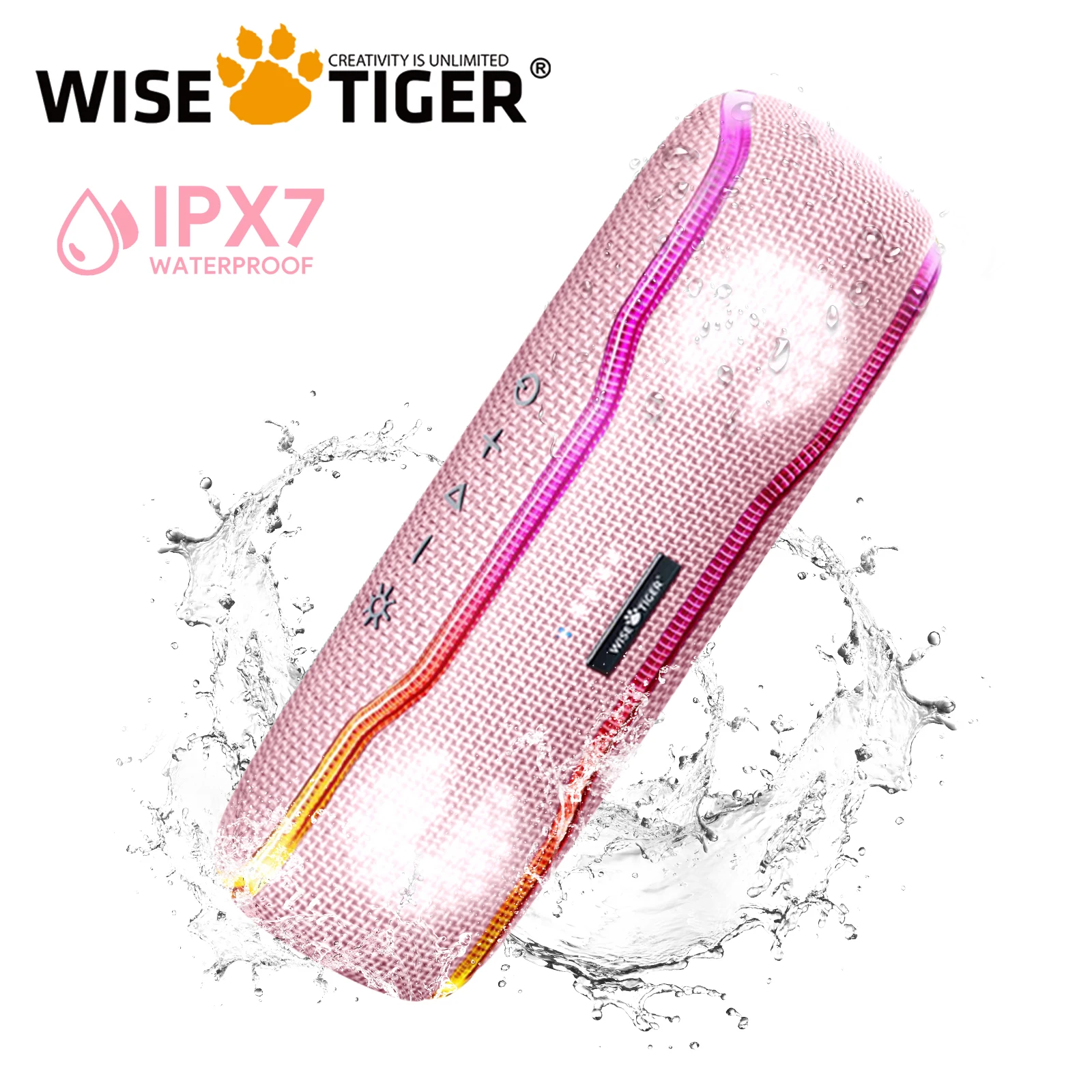 WISETIGER-F10C-Portable-Bluetooth-Speaker-IPX7-Waterproof-25W-Subwoofer ...