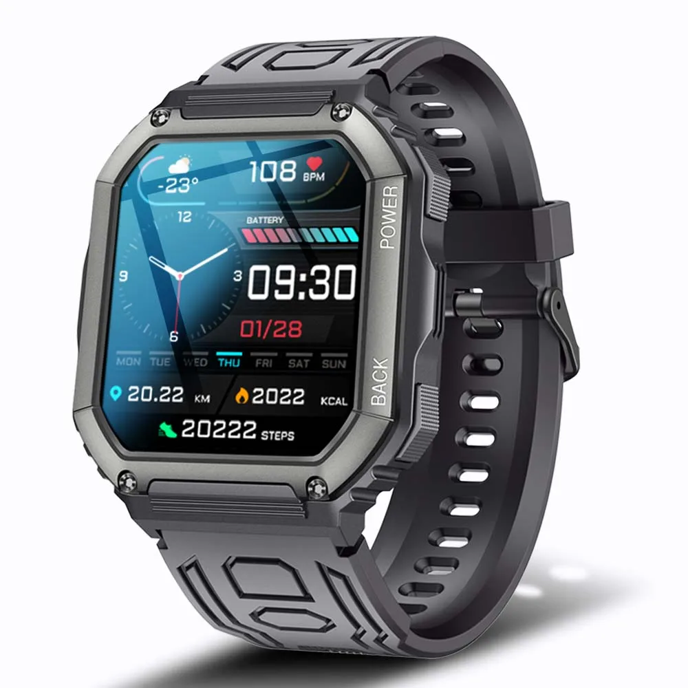 SENBONO-Smart-Watch-Men-Big-Battery-Music-Play-Fitness-Tracker ...