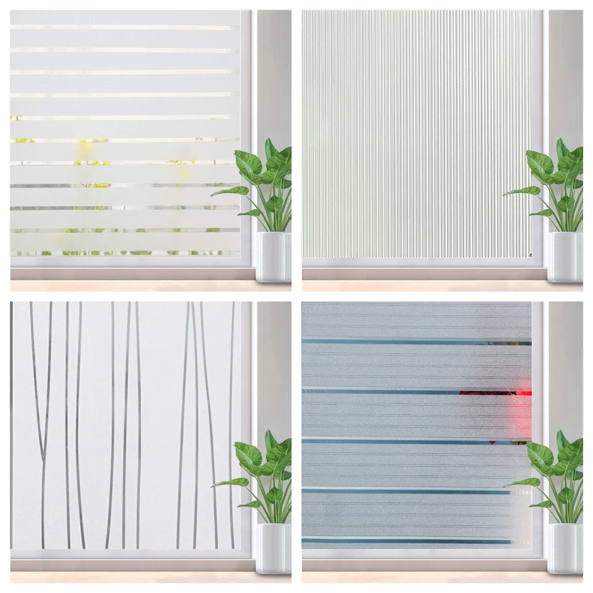 3D-Stripe-Blinds-Window-Film-Privacy-Frosted-Decal-No-Glue-Static-Cling ...