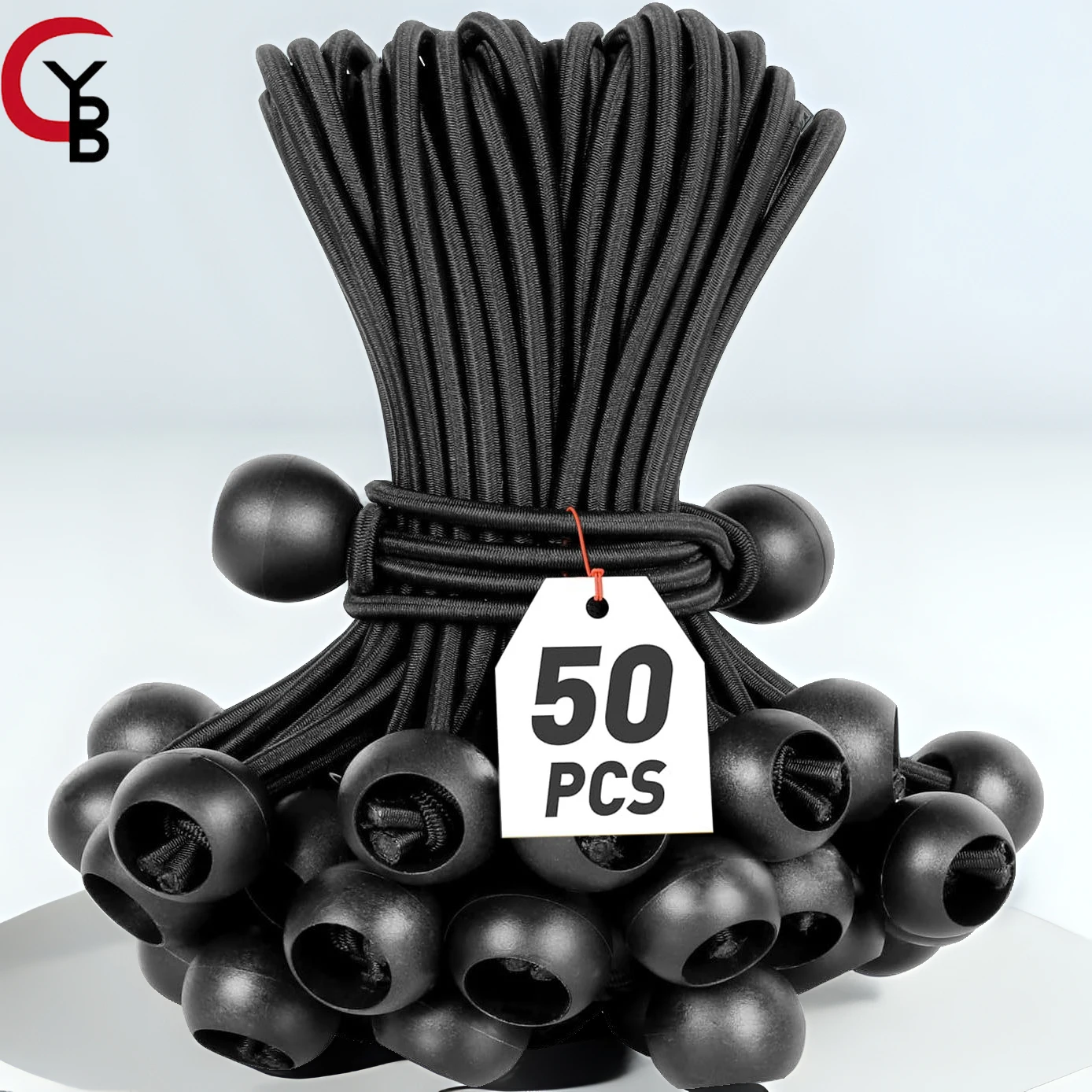 50-Pcs-Bungee-Balls-Black-Cord-for-Canopy-Tarp-UV-Resistant-with ...