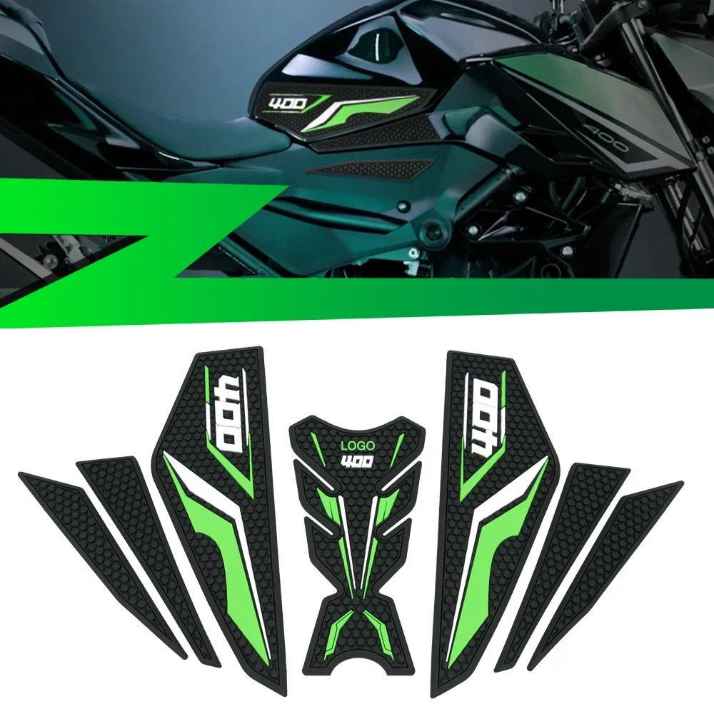 For-Kawasaki-Z400-Anti-Skid-Oil-Tank-Sticker-21-23-Anti-Scratch-Pads ...