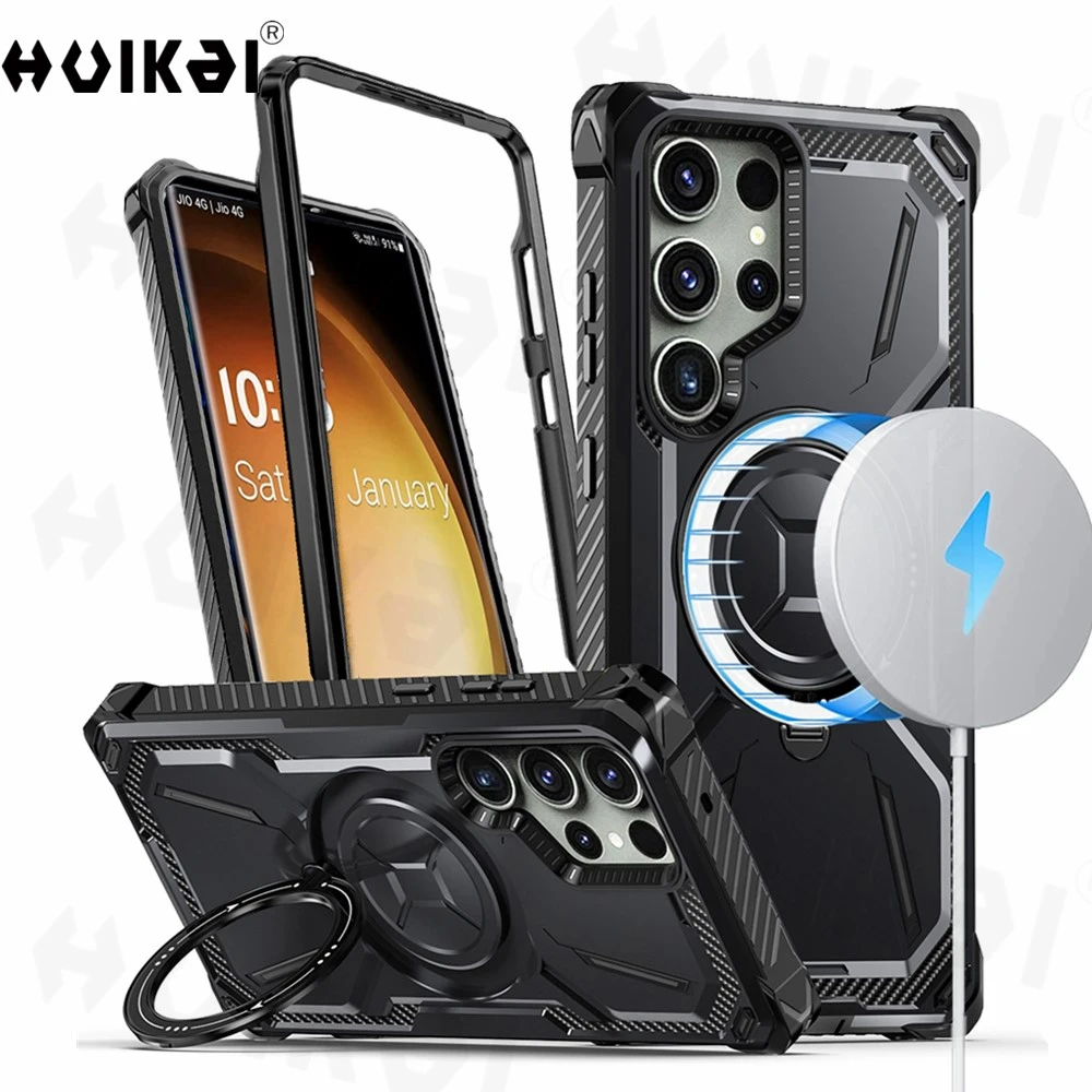 Magnetic Guardian Case for Samsung Galaxy S23 Ultra S23 Plus S23 Heavy ...