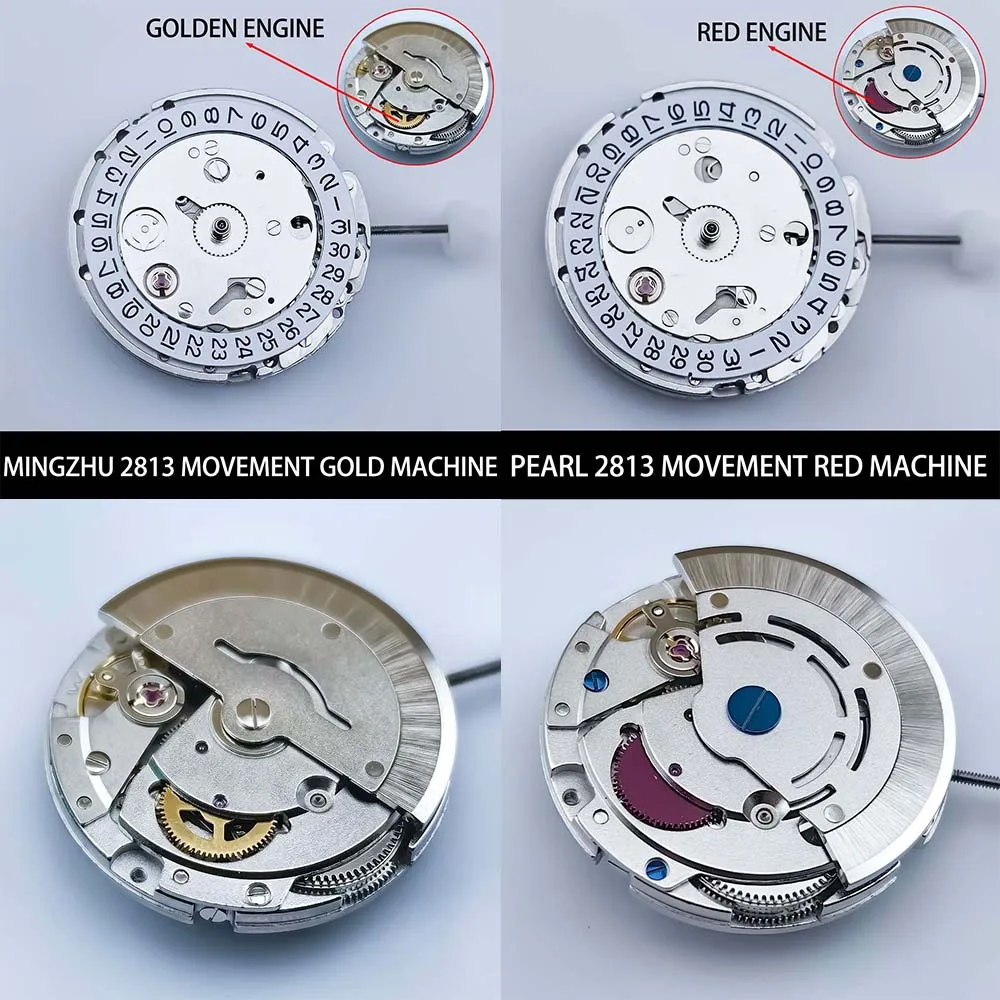 Genuine Watch Accessories Original Pearl 2813 Movement with Calendar ...