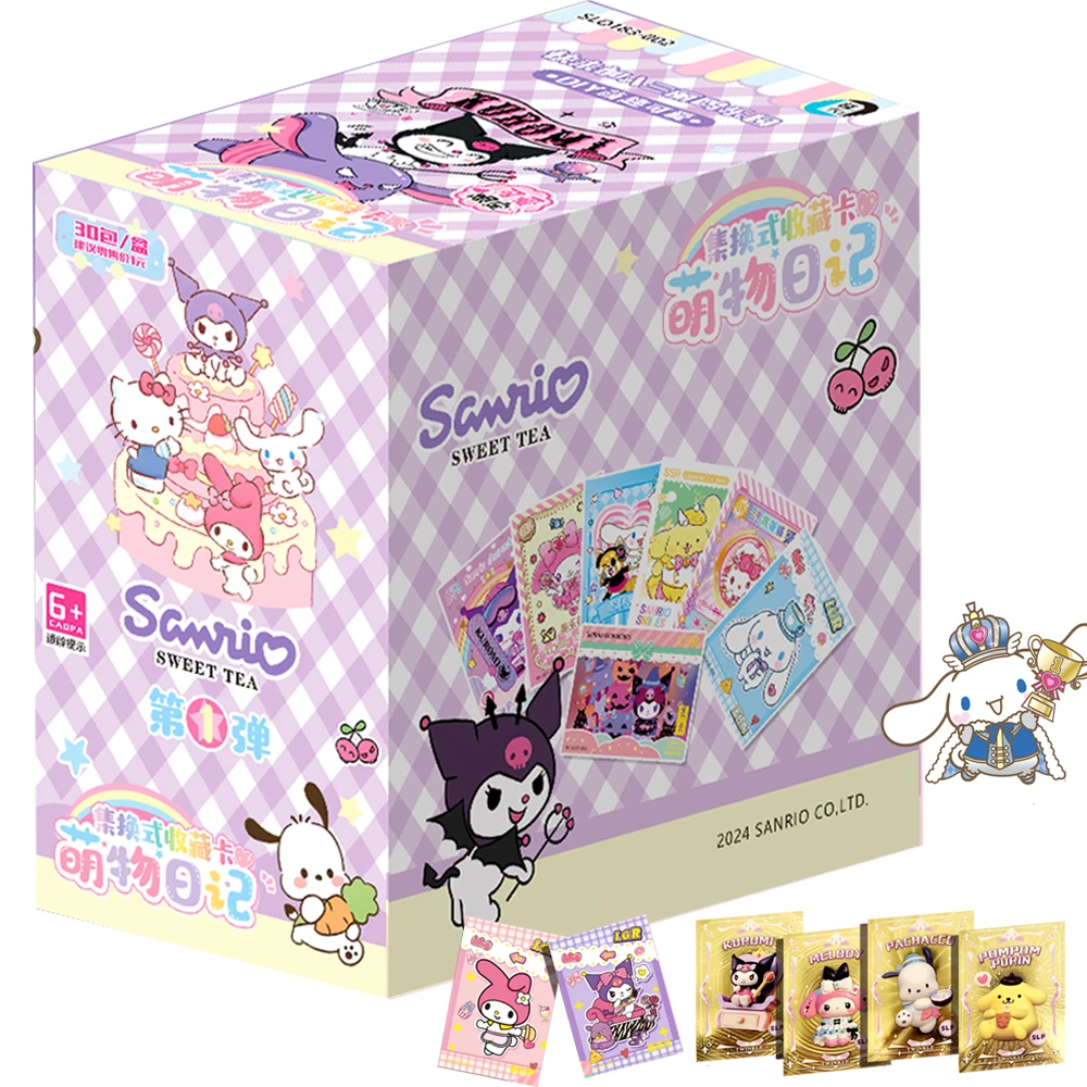 Original-Sanrio-Card-For-Child-Warm-lovely-Pom-Pom-Purin-Kuromi ...