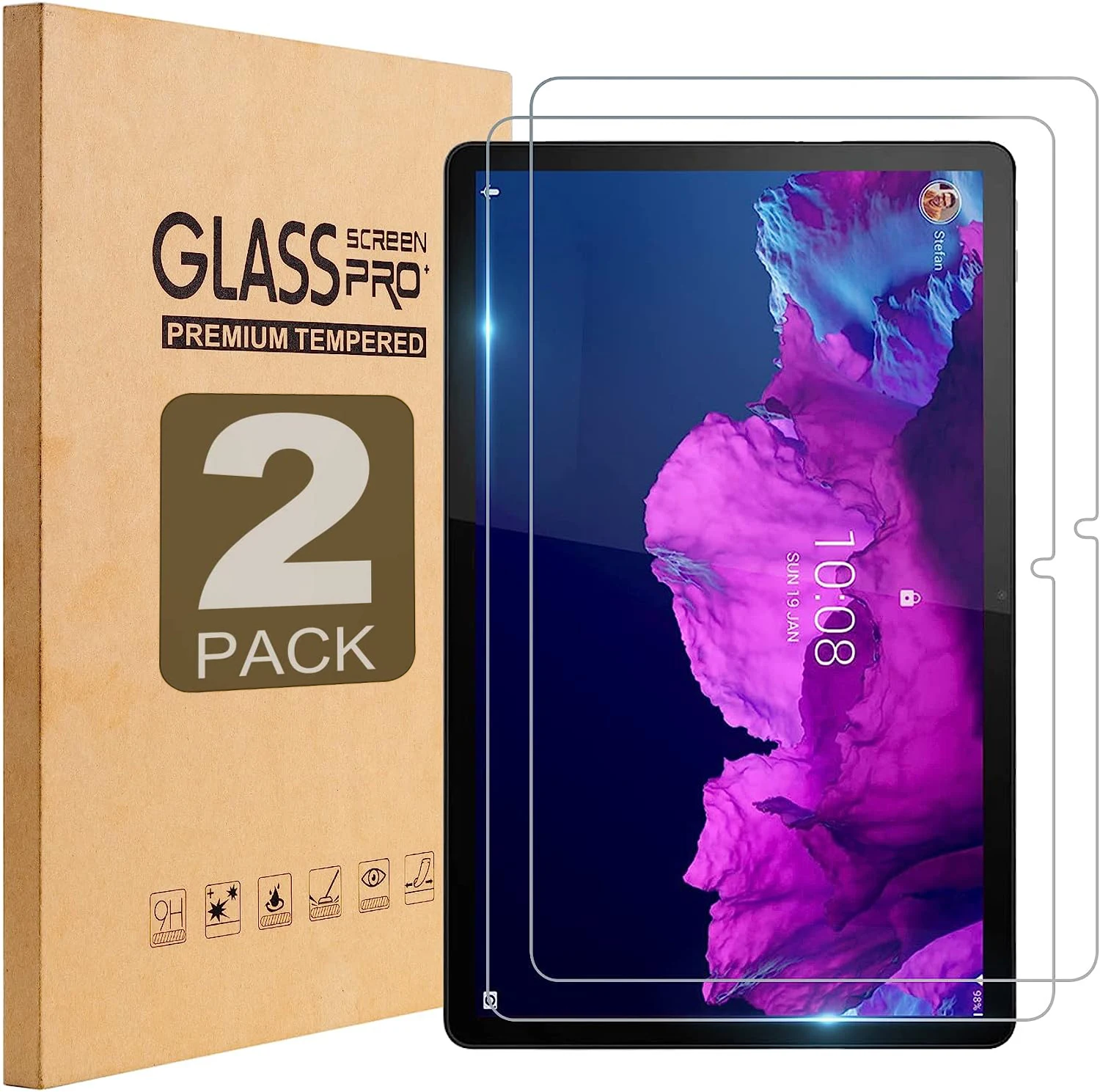 Protector-de-pantalla-de-vidrio-templado-9H-para-tableta-pel-cula-de ...